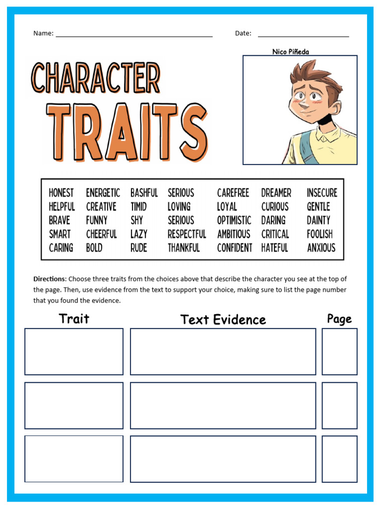 Invisible - Character Traits - Nico Pineda | PDF