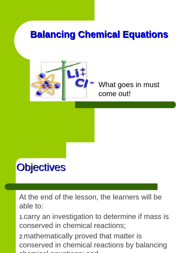 Balancing Mole For Students | PDF | Mole (Unit) | Chemistry