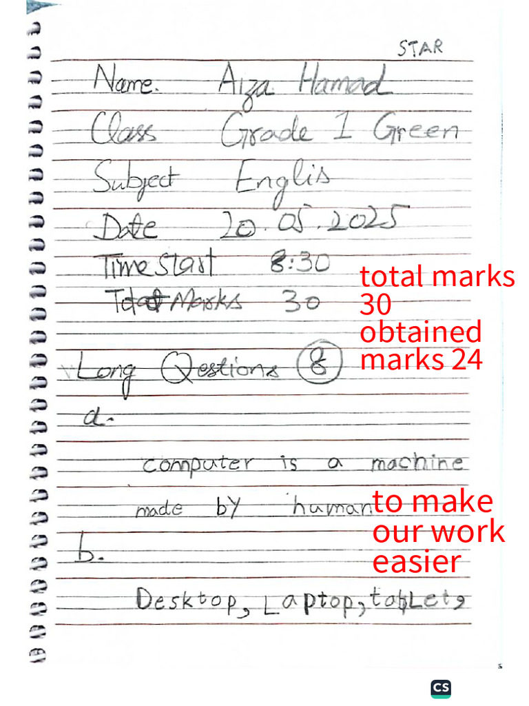 Aiza Grade 1 ICT | PDF