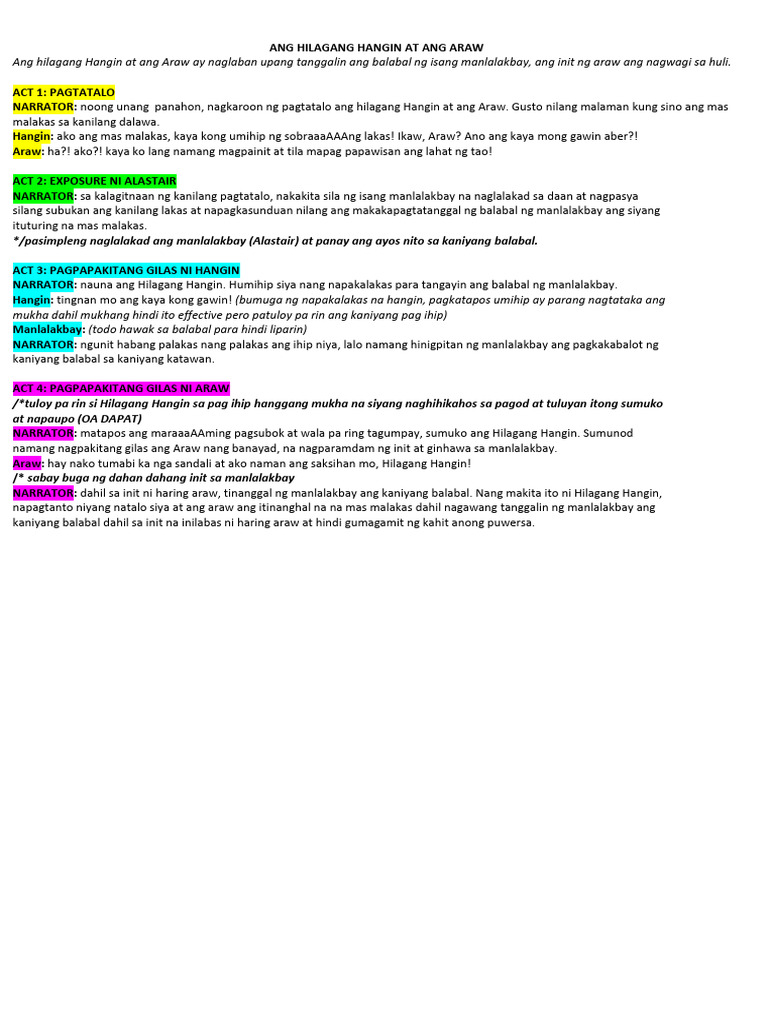 Araw Hangin Pic | PDF