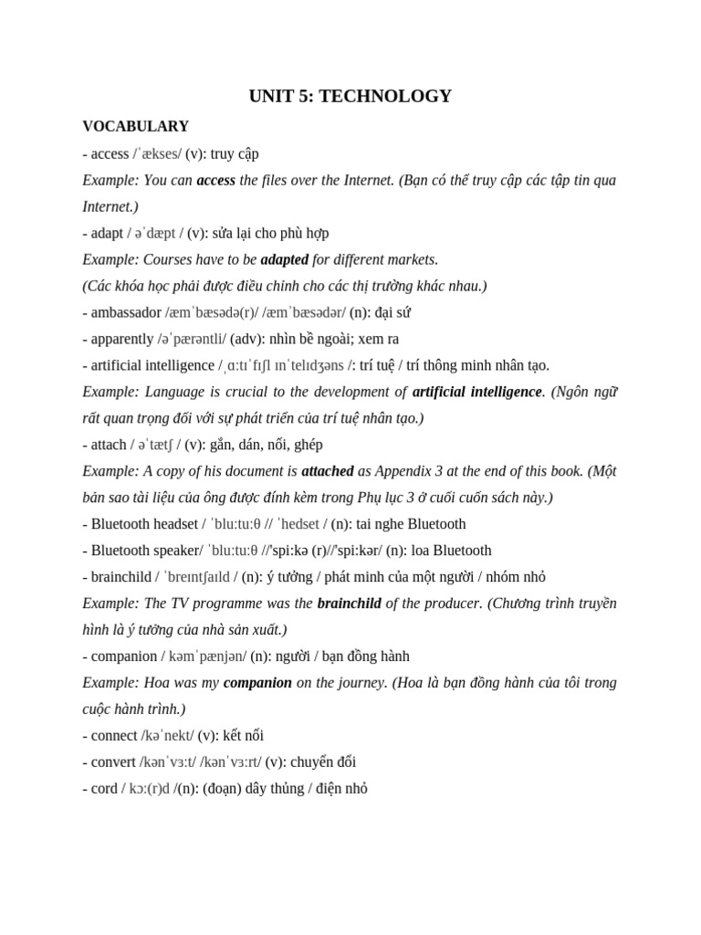 5.unit 5 | PDF