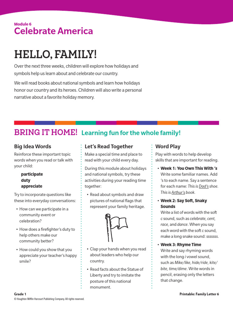 Mod 6 Week 1 Classwork Pages | PDF | Poetry | Phonics