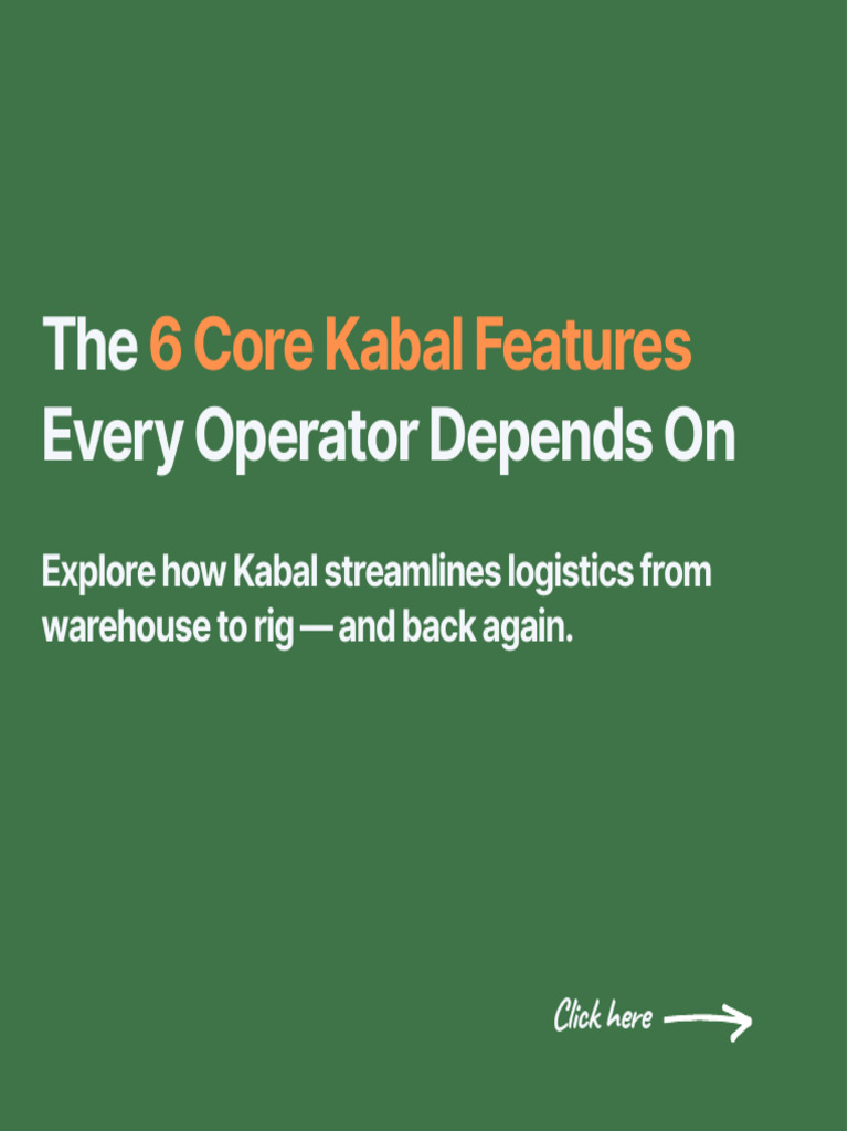 Core Features of Kabal Logistics System | PDF