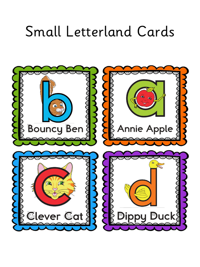 Letterland Cards | PDF