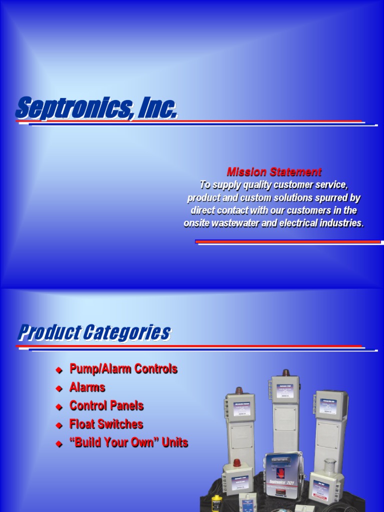 Septronics Products | PDF | Electrical Wiring | Switch