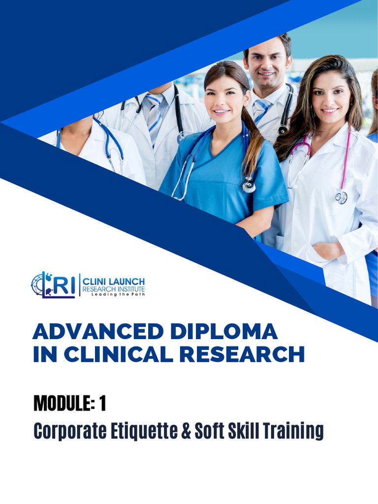 Advanced Diploma in Clinical Research | PDF