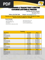 2025 Trade Test Schedule | PDF | Secondary Sector Of The Economy ...