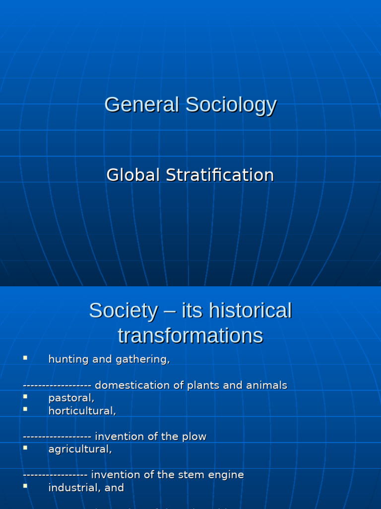 Understanding Global Stratification | PDF | Social Stratification ...