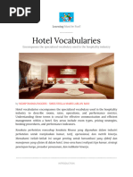 Hotel Vocabulary | PDF | Hotel | Hospitality Industry
