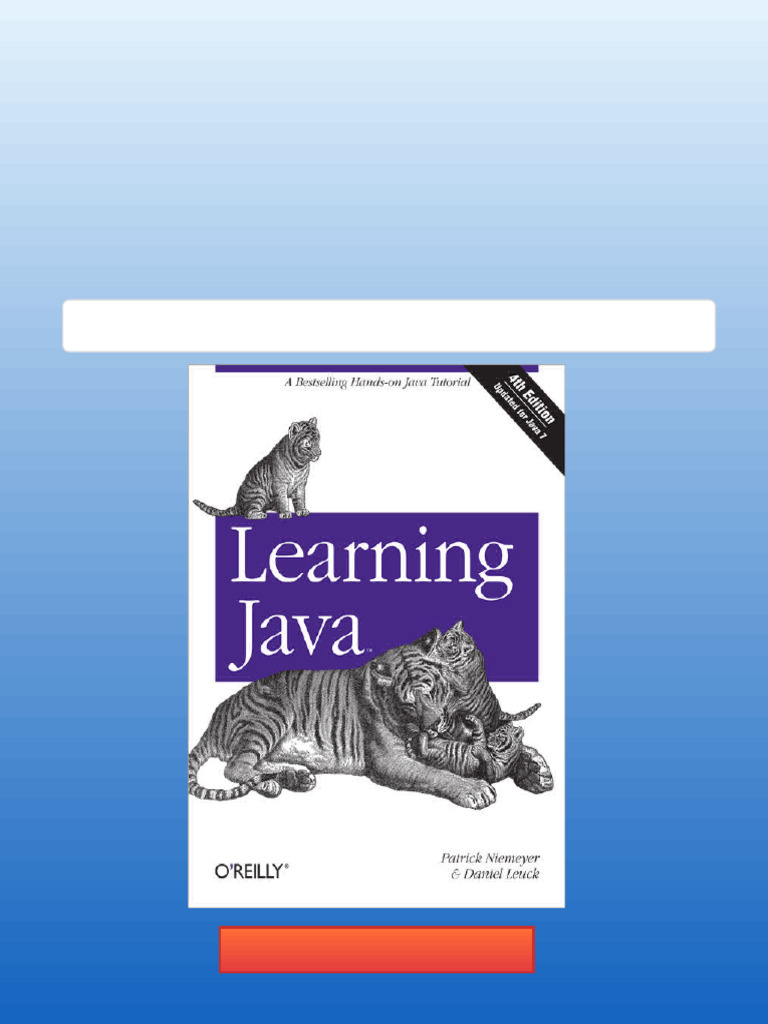 Learning Java 4th Edition Patrick Niemeyer Ready to Read | PDF | Class ...