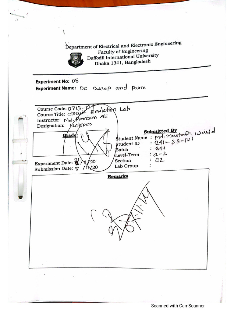 Circuit Simulation Lab 1 5 Pdf