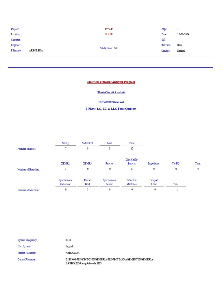 EtapArboleda - Si2s - Complete | PDF | Electric Power Transmission | Transformer