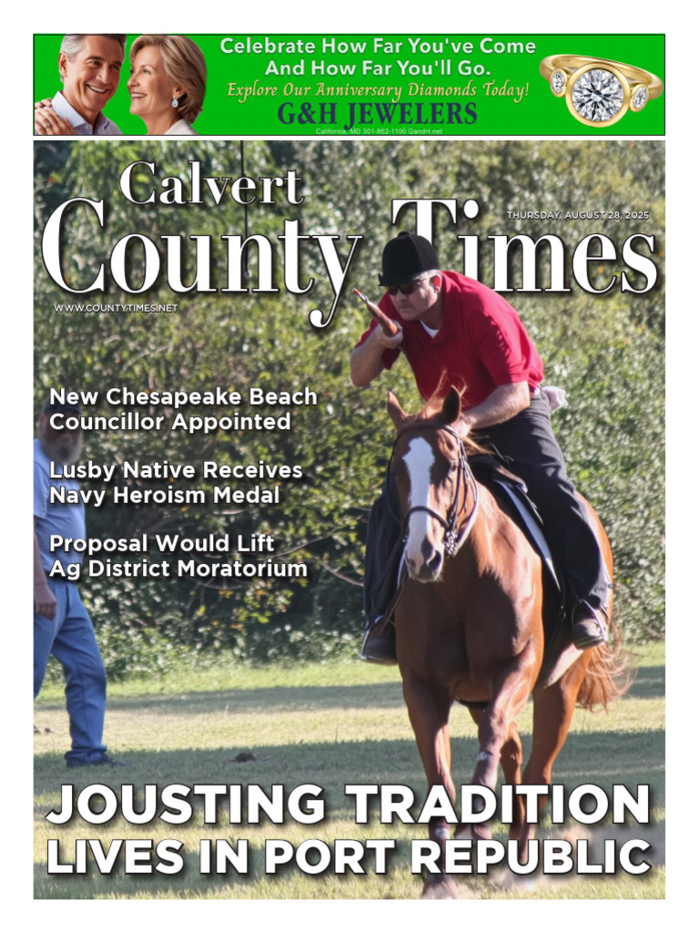 2025-08-28 Calvert County Times | PDF | United States Navy | Chesapeake Bay