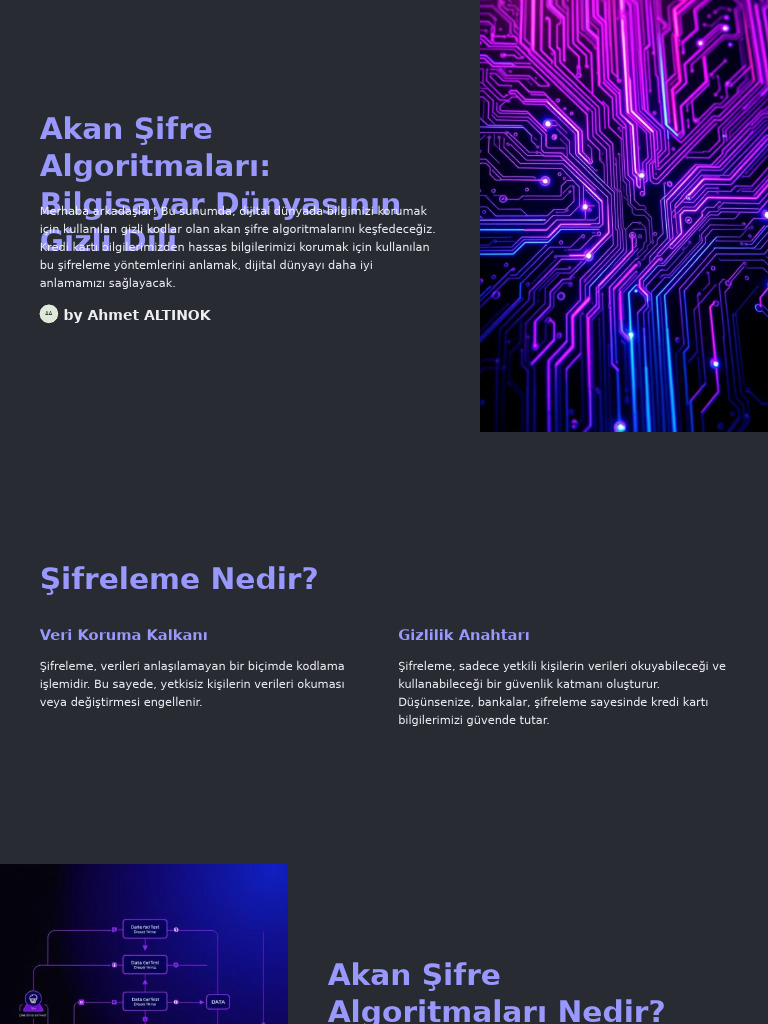 Akan Sifre Algoritmalari Bilgisayar Dunyasinin Gizli Dili | PDF