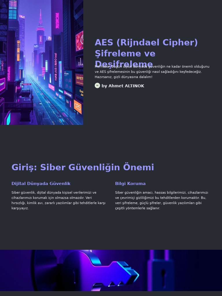 AES Rijndael Cipher Sifreleme Ve Desifreleme | PDF