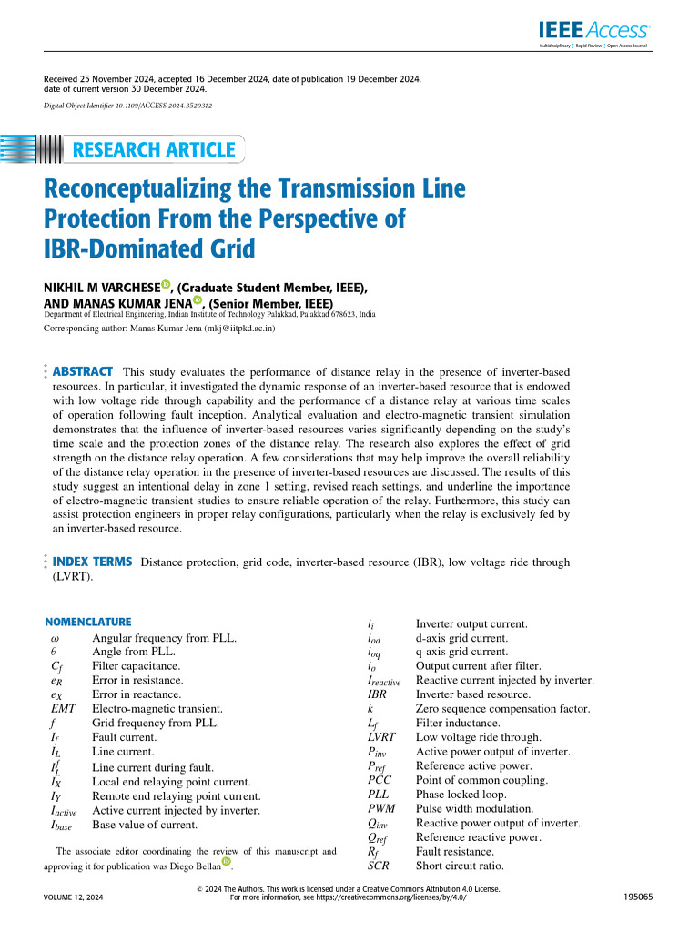 Reconceptualizing The Transmission Line Protection From The Perspective ...