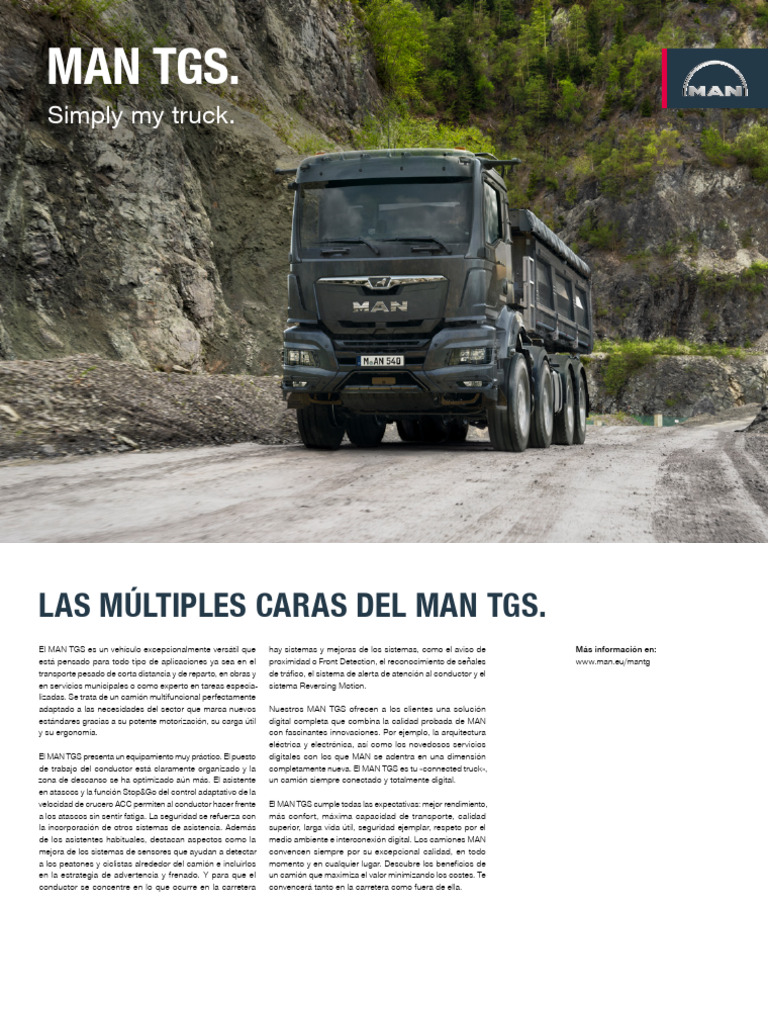 Características del MAN TGS 8x8 | PDF | Tráfico | Cámara