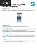 HP Color LaserJet Managed MFP E786dn (5QJ90A) Spec Sheet | PDF