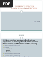 Unit - 1 Morgan'S Model To Define Ihrm | PDF | Human Resource Management | Globalization