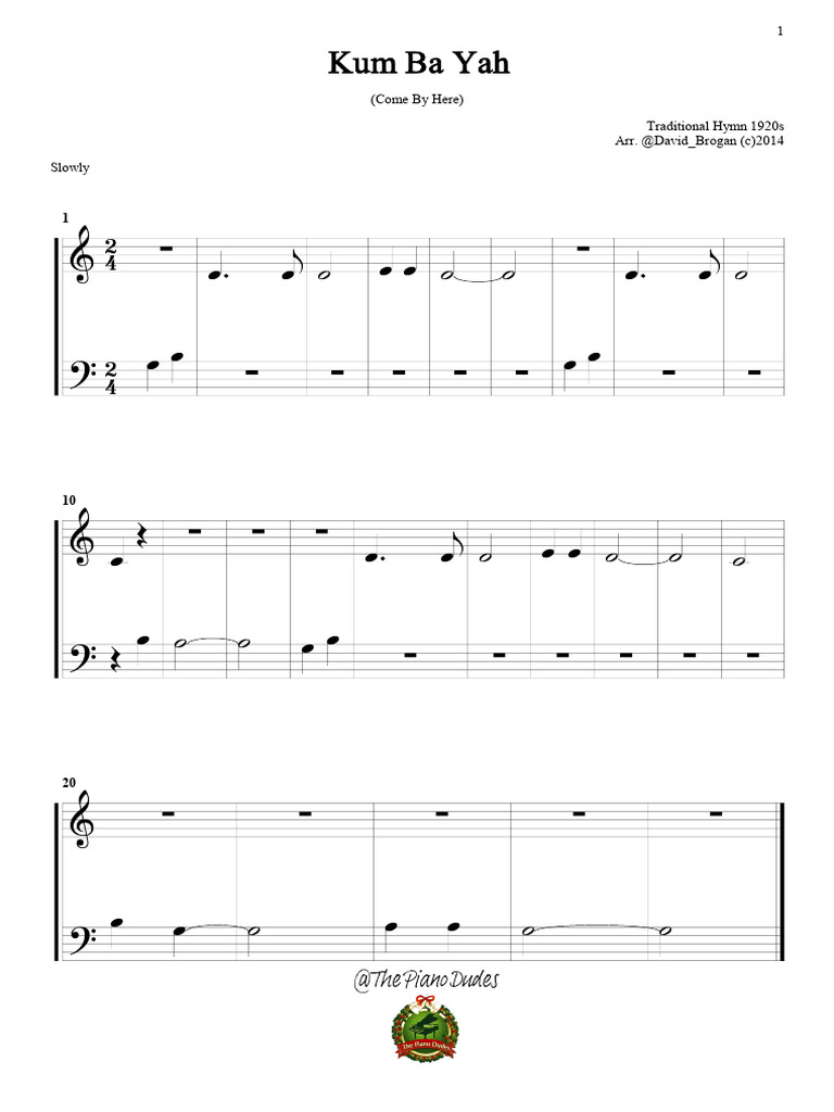 2.1 Kum Ba Yah BH Mid C | PDF