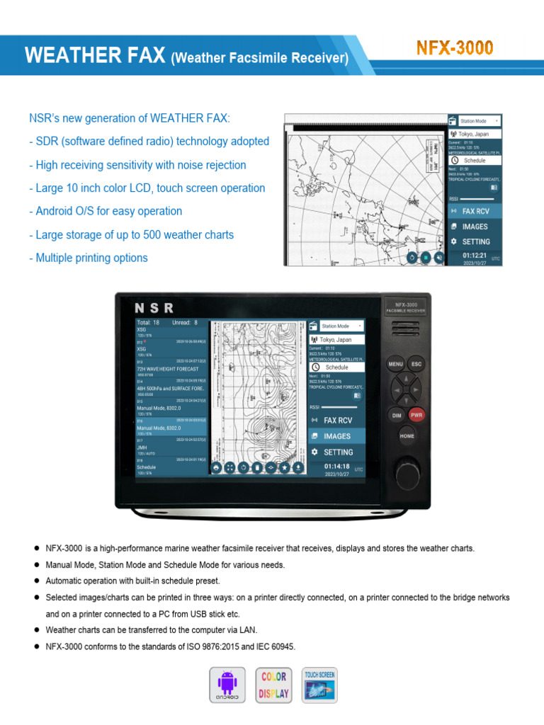 Weather Fax | PDF | Fax | Personal Computers
