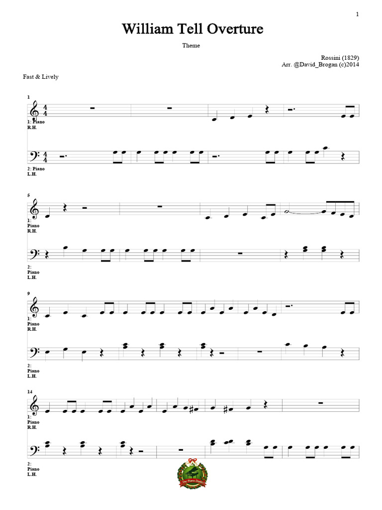 11.1 William Tell Overture BH | PDF