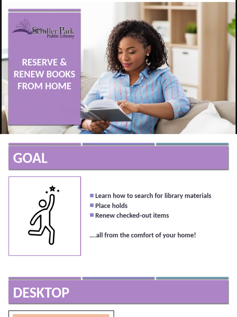 Reserve & Renew Books Handout | PDF