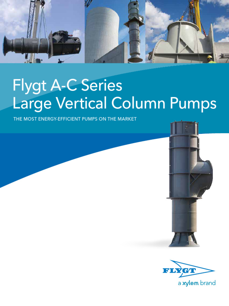 Energy-Efficient Flygt A-C Pumps Guide | PDF | Pump | Bearing (Mechanical)
