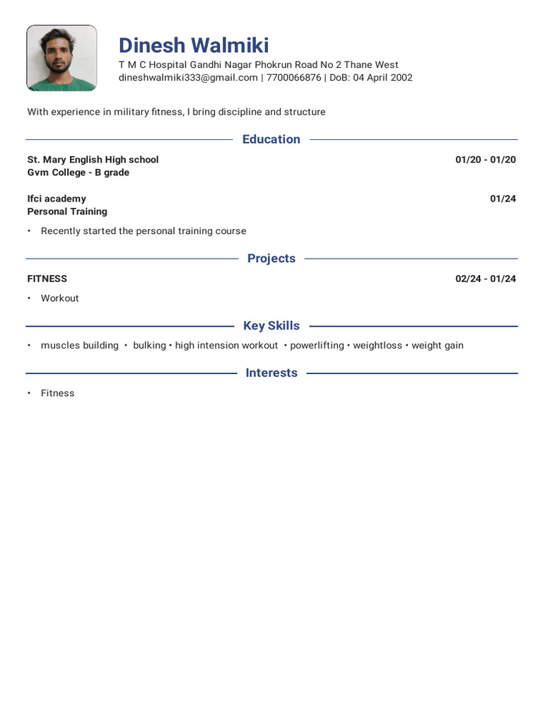 Dinesh Walmiki - Resume | PDF