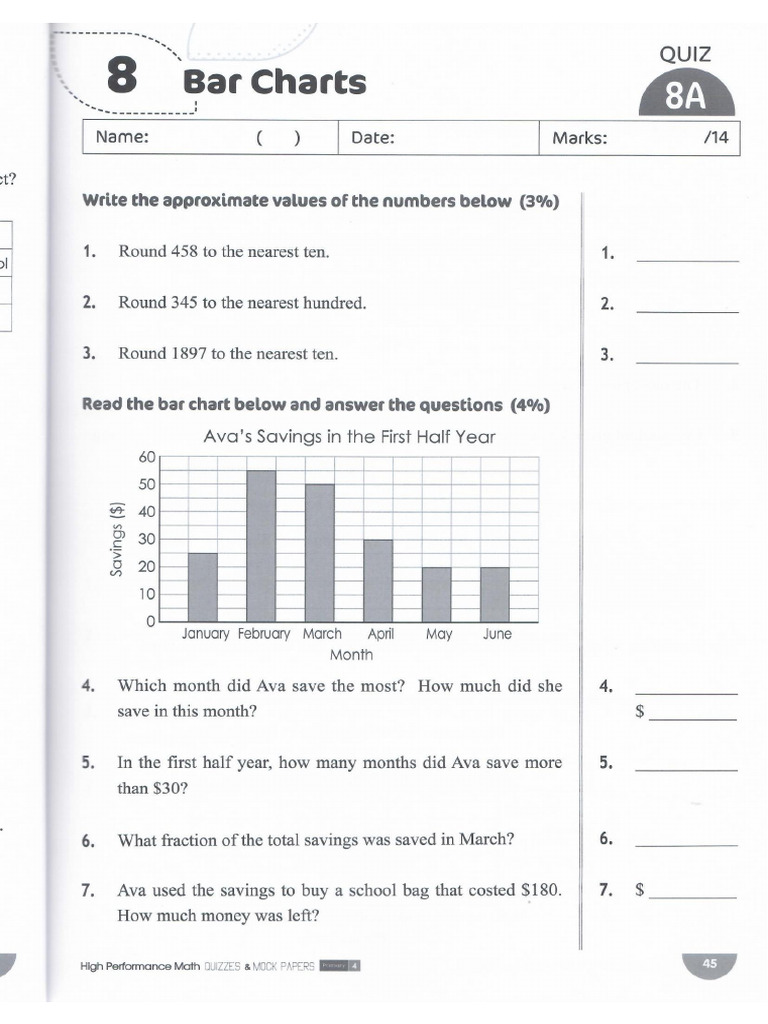 High Performance Math - Quizzes & Mock Papers - P4 2 | PDF