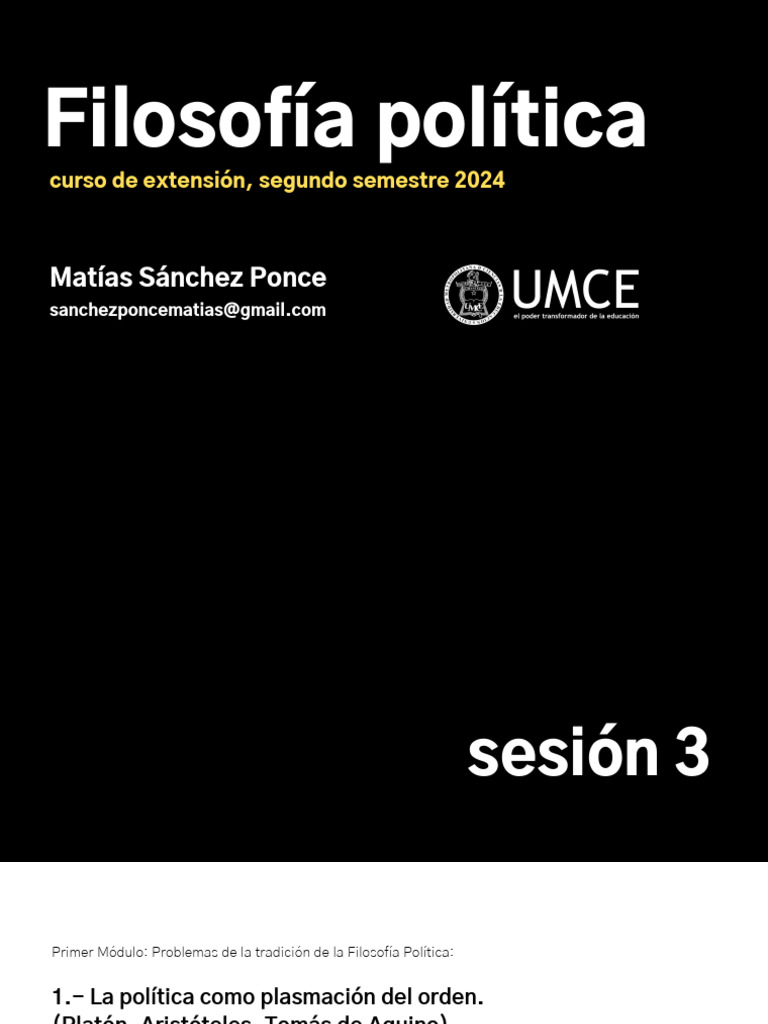 Presentaci N Sesi N 3 | PDF | Platón | Aristóteles