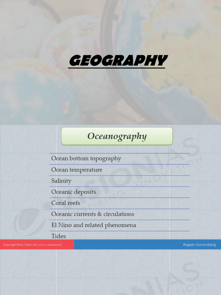 Classroom 6 Oceanography | PDF | Oceanography | Physical Geography