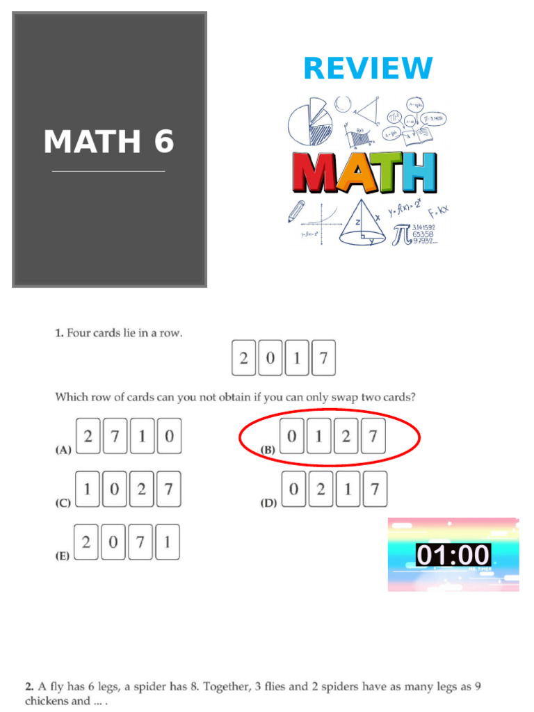 ĐT MATHS 6 Review | PDF