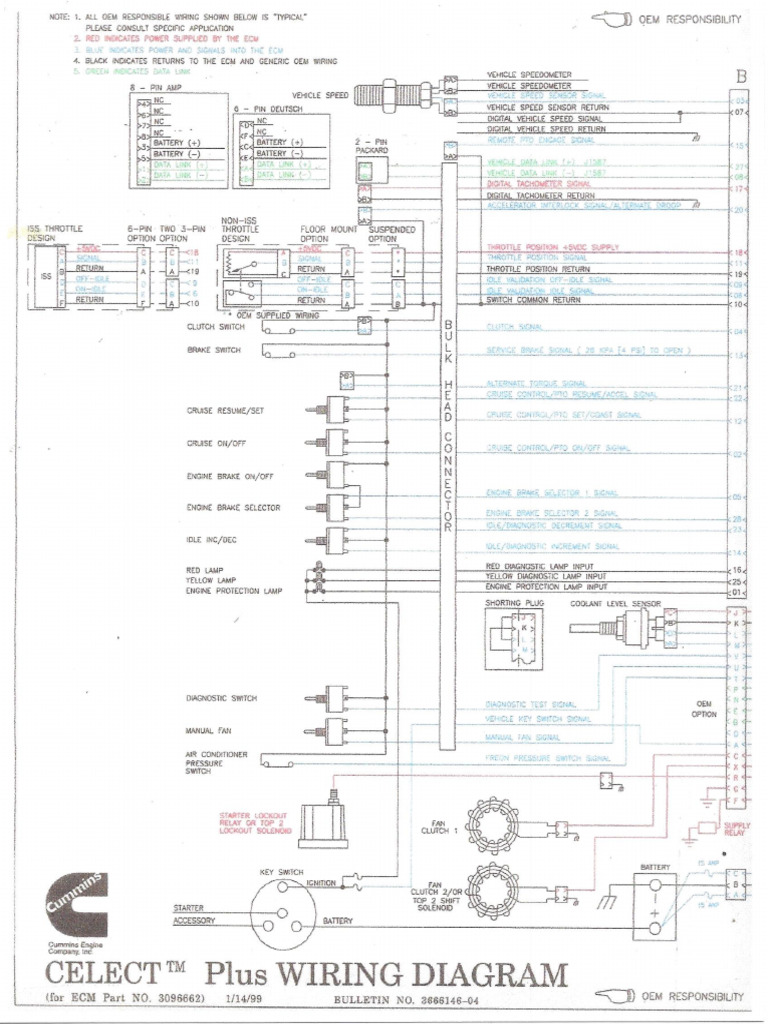 Cummins Ecm Wiring Diagrams | PDF