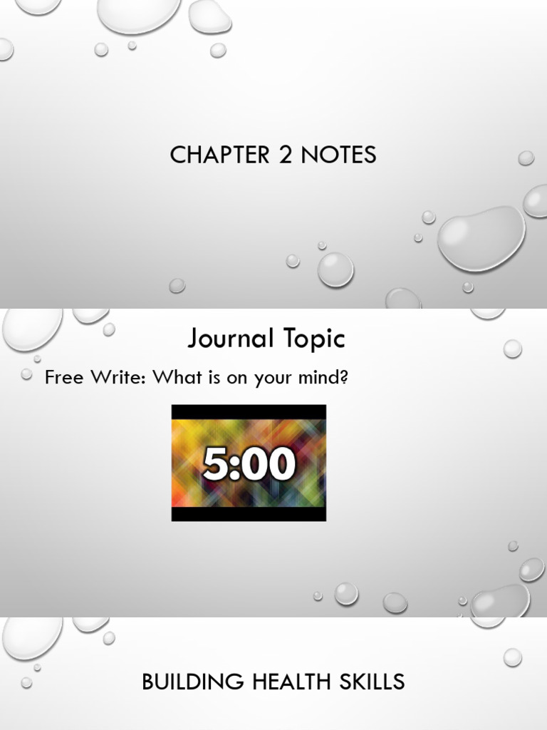 Chapter 2 Skills For A Health Life | PDF | Communication | Conflict ...
