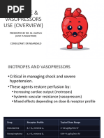 ICU Vasopressor Management Guide | PDF | Shock (Circulatory ...
