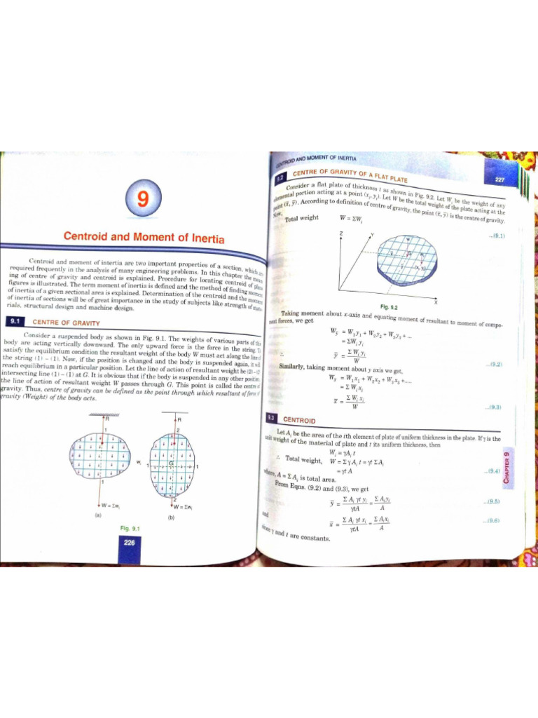 Centroid - Moment of Inertia | PDF