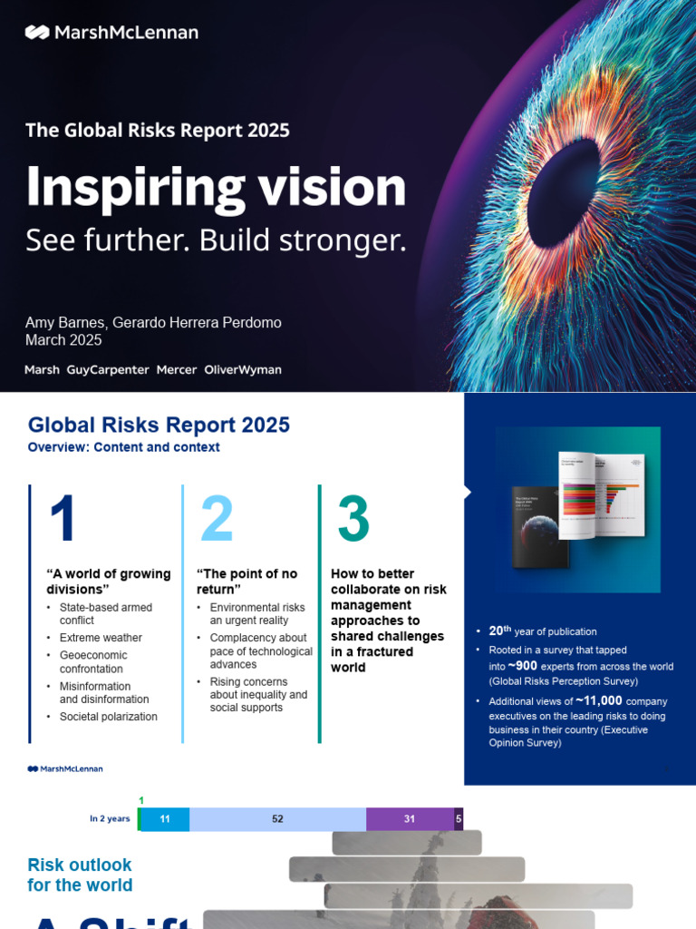 Global Risks Report 2025 Overview | PDF | Water Security | World ...