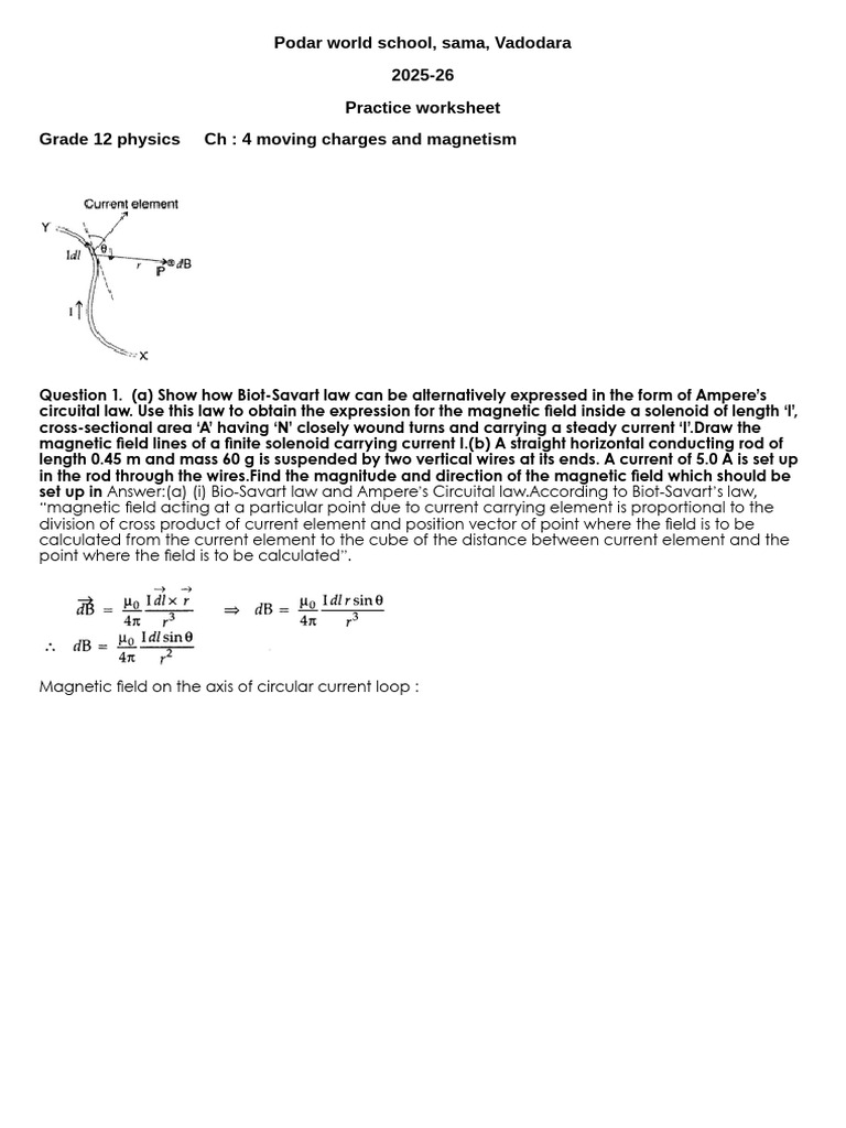 worksheet ch 4 grade 12 phyics-1.docx_20250828_224904_0000 | PDF ...