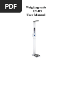 Weighing Scale User Manual | PDF | Pound (Mass) | Weight