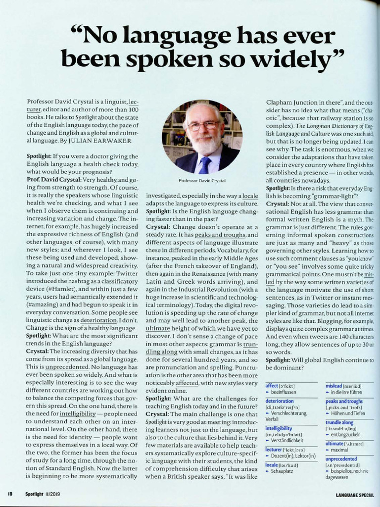 David Crystal About English | PDF
