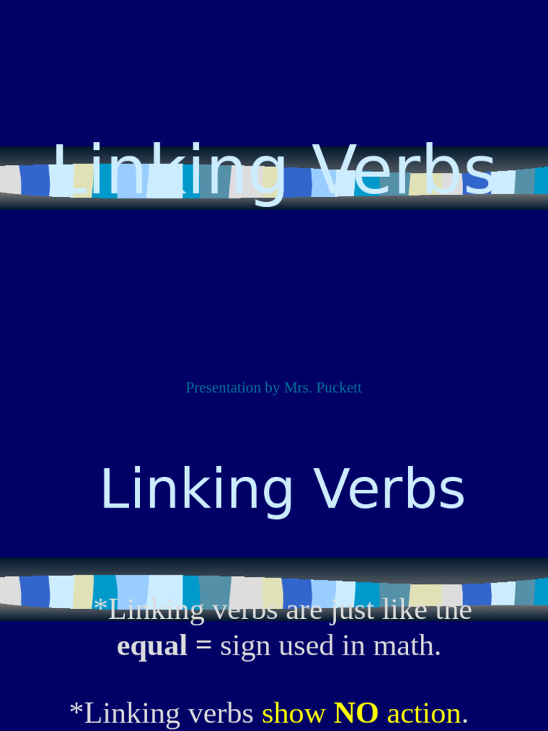 Linking Verbs | PDF