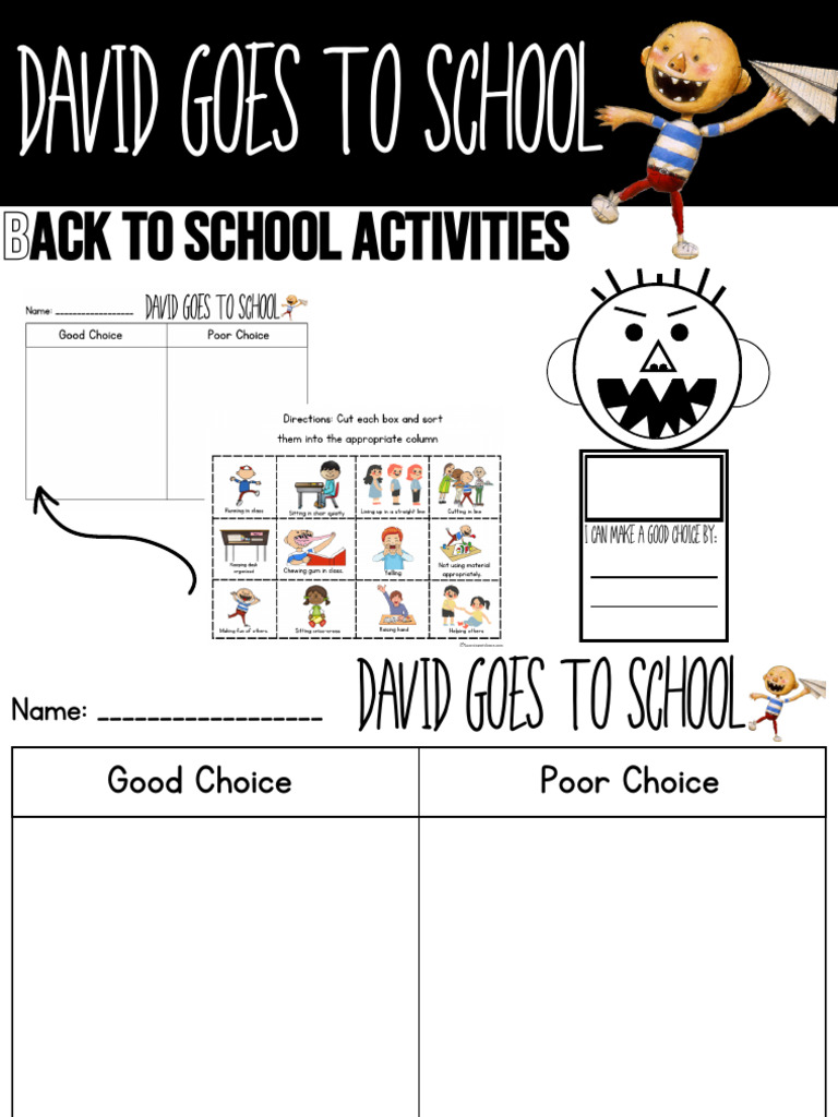 David Goes To School | PDF