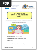 Grade 11 Gaseous Exchange Practical Task - Term 3 2024-1 | PDF | Breathing | Respiration