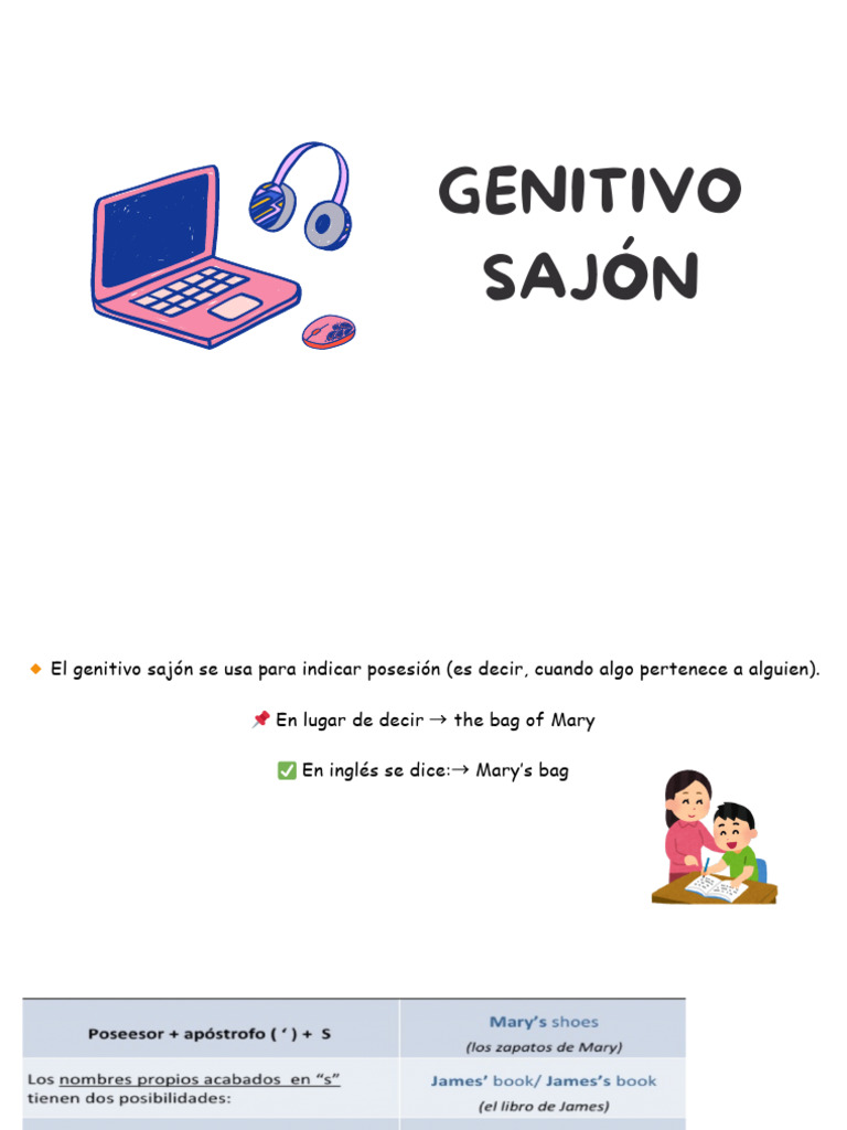 gENITIVO SAJÓN | PDF