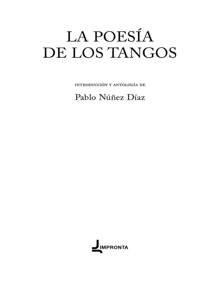 Poesía y Tango: Antología y Análisis | PDF | Musica Tango | Tango