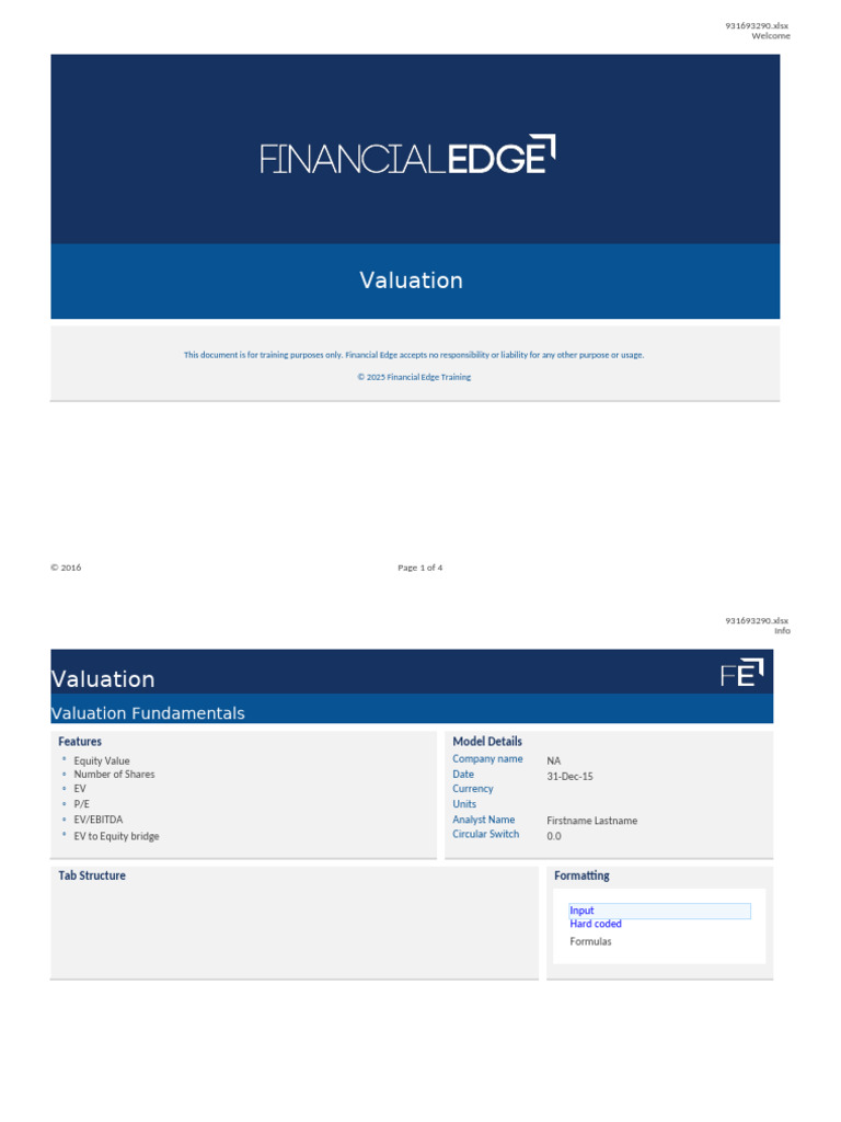 Enterprise Value Bridge Workout Empty | PDF | Valuation (Finance) | Equity (Finance)