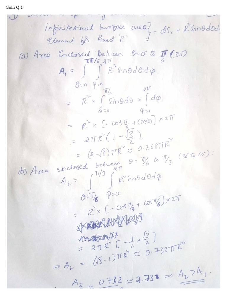 Tutorial#1 Soln | PDF