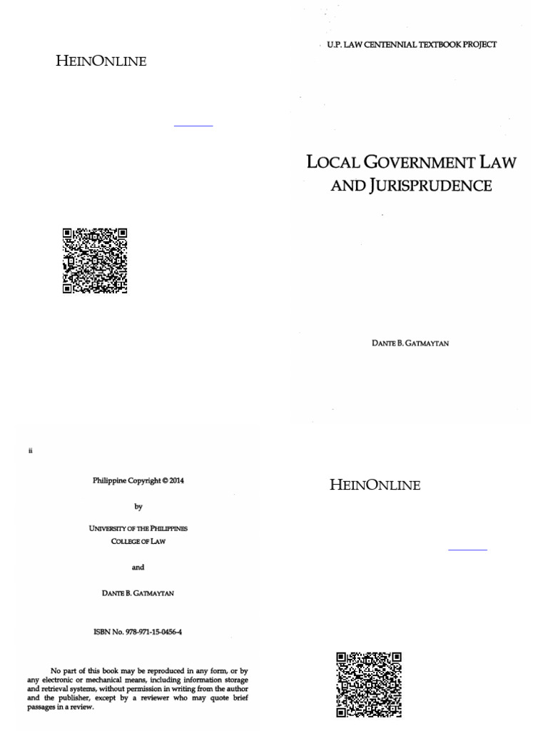 Local Government Law Overview | PDF | Taxes | Government