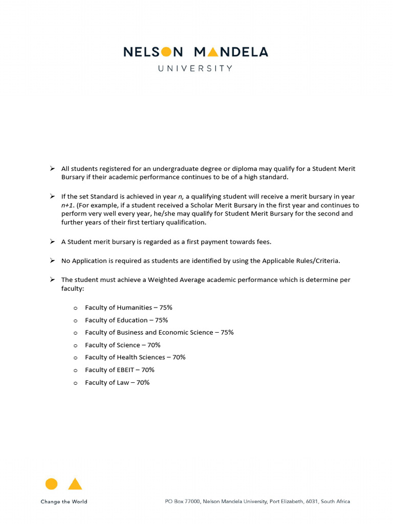 Student Merit 2022 Guidelines | PDF | Academic Degree | Academia
